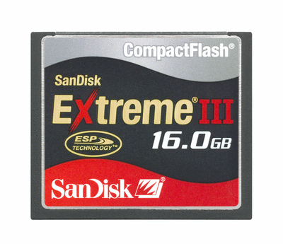 SanDisk Extreme III CompactFlash 16GB - Canada and Cross-Border Price ...